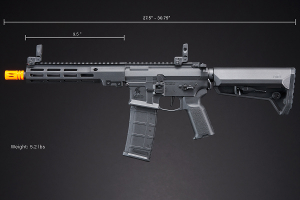 Lancer Tactical Gen 2 Stalker 10" M4 AEG Airsoft Rifle (Black)